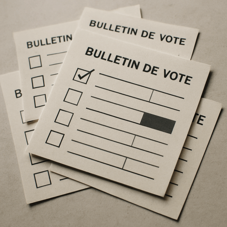 Impression bulletin de vote : comprendre son importance pour 2026